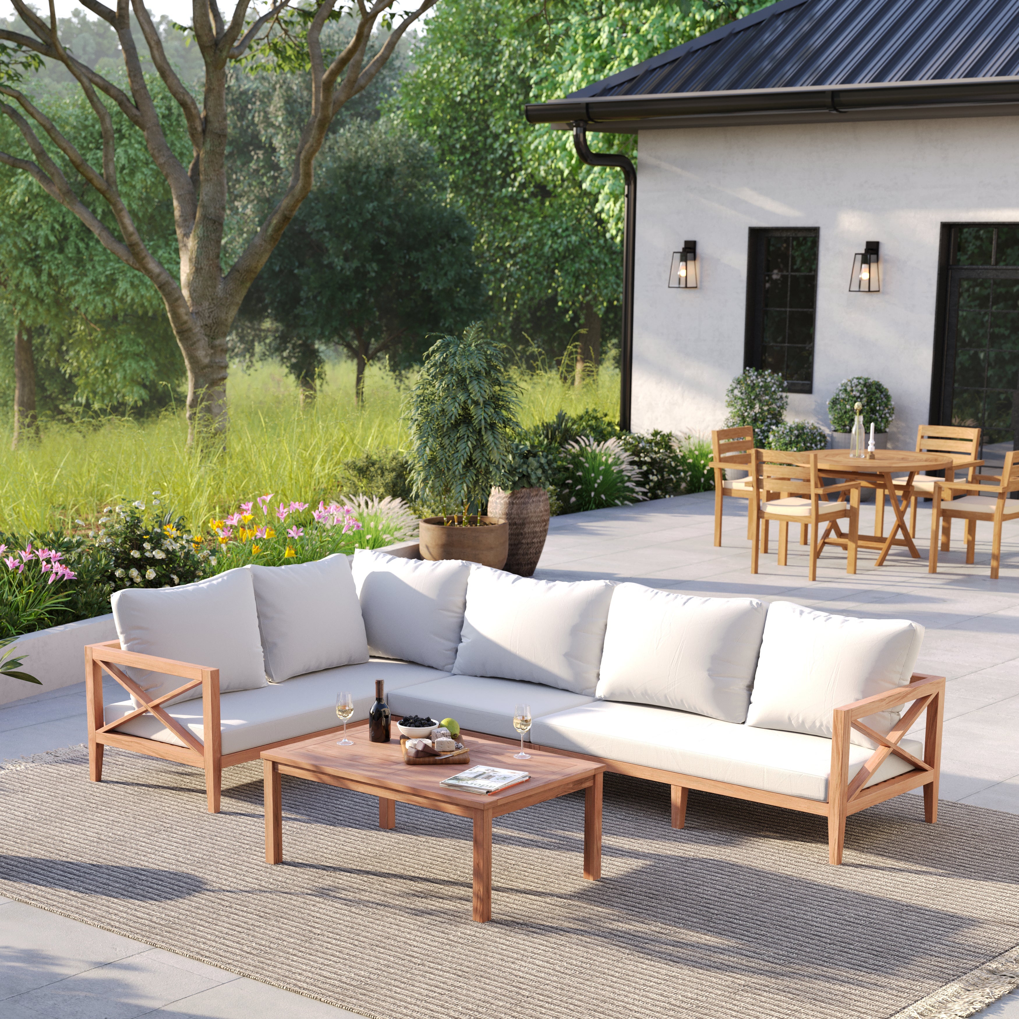 How to Design an Outdoor Sofa Set Lounge