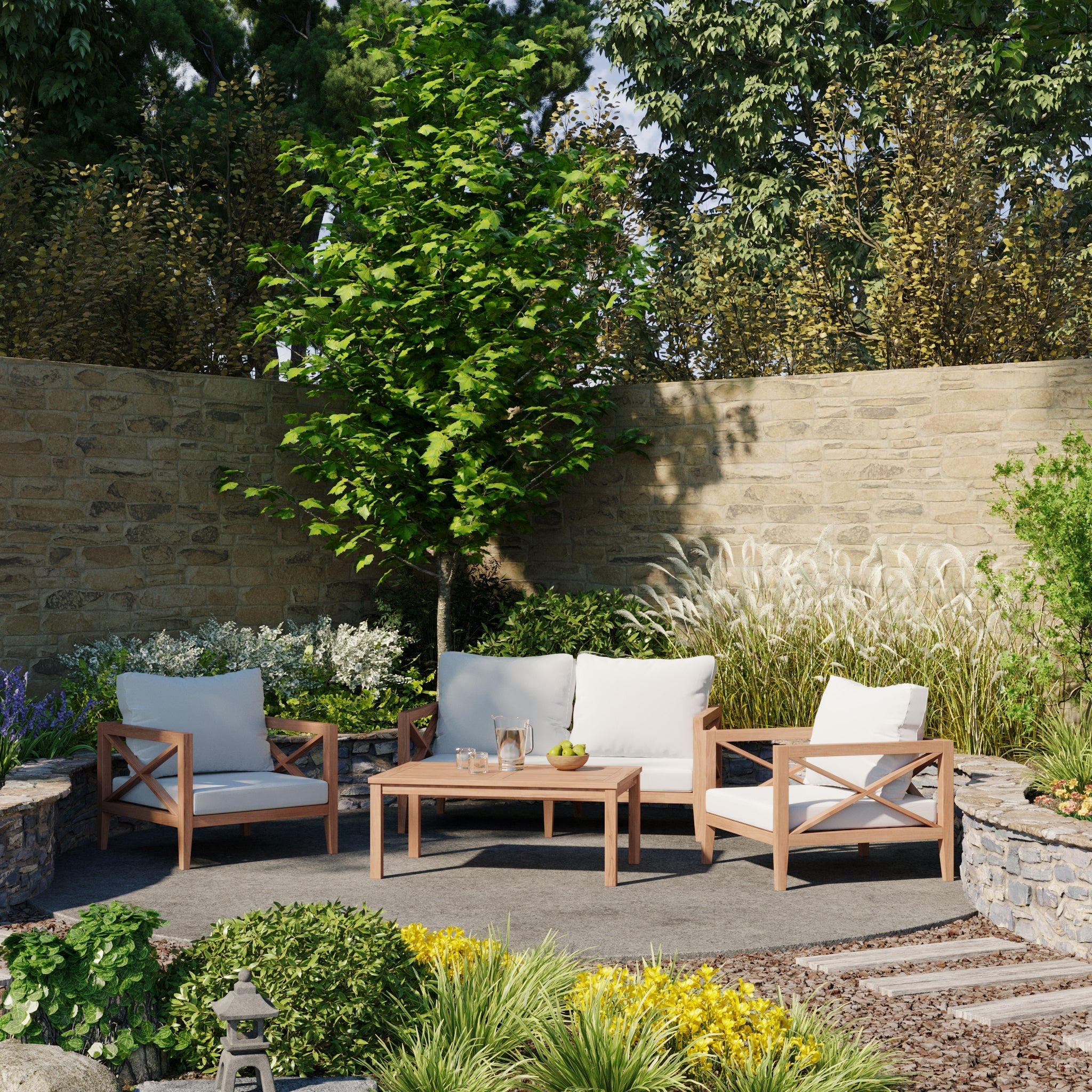 Teak Garden Sofa Sets